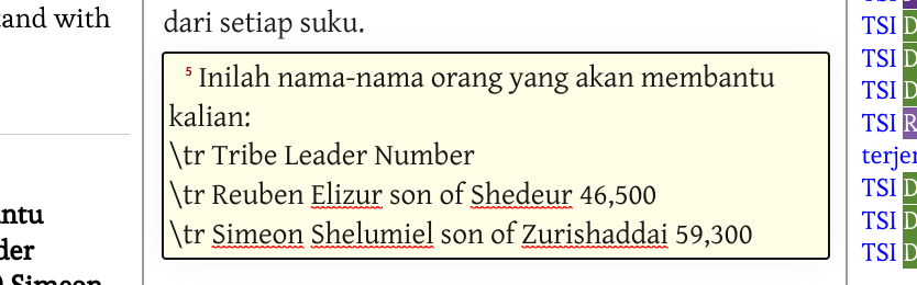Support display of USFM tables in editor and OpenOffice export · Issue #860 · bibledit/cloud ...