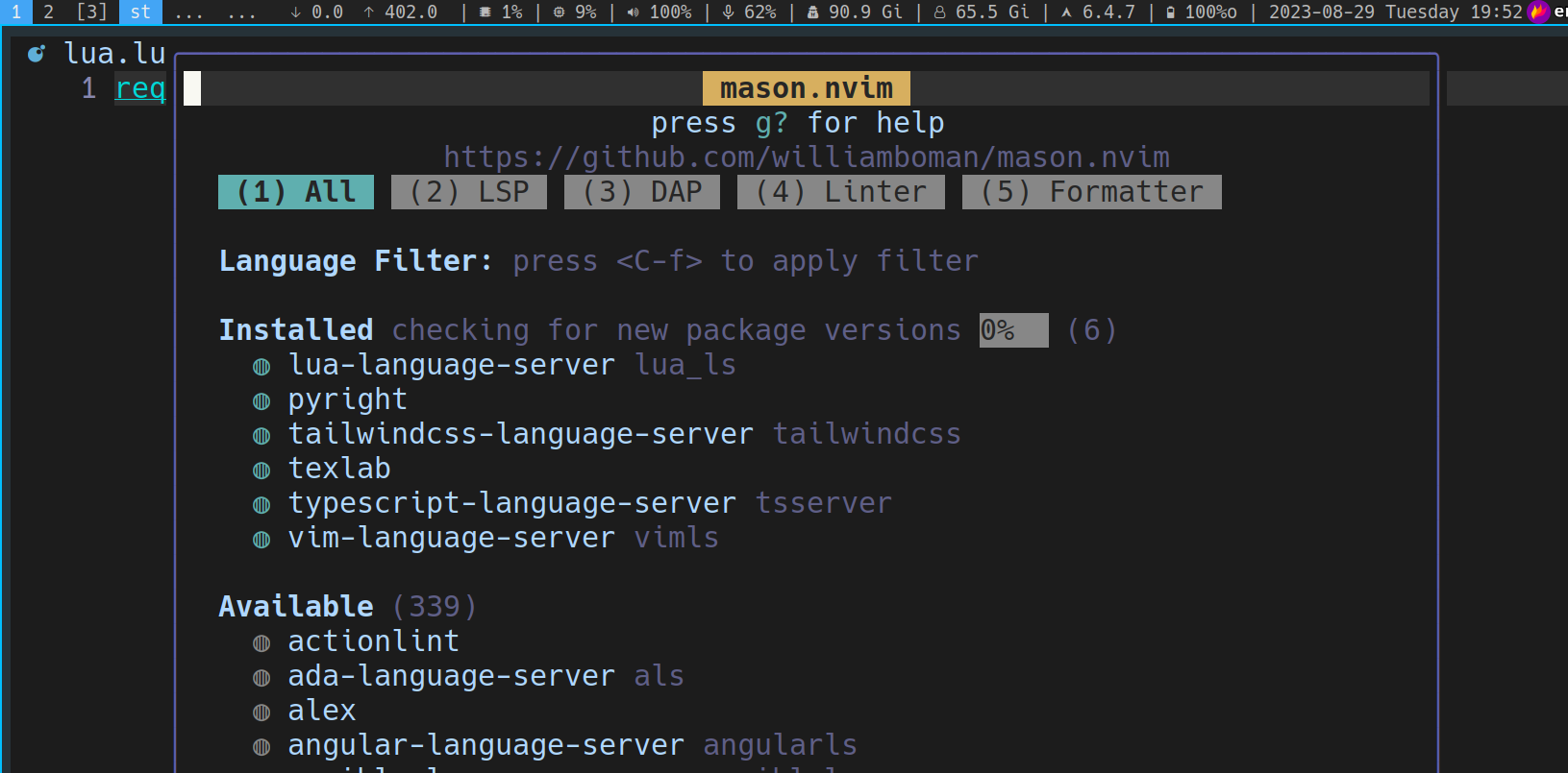 Can Not Attach Lsp Clients To Buffers · Issue 4350 · Lunarvim Lunarvim · Github