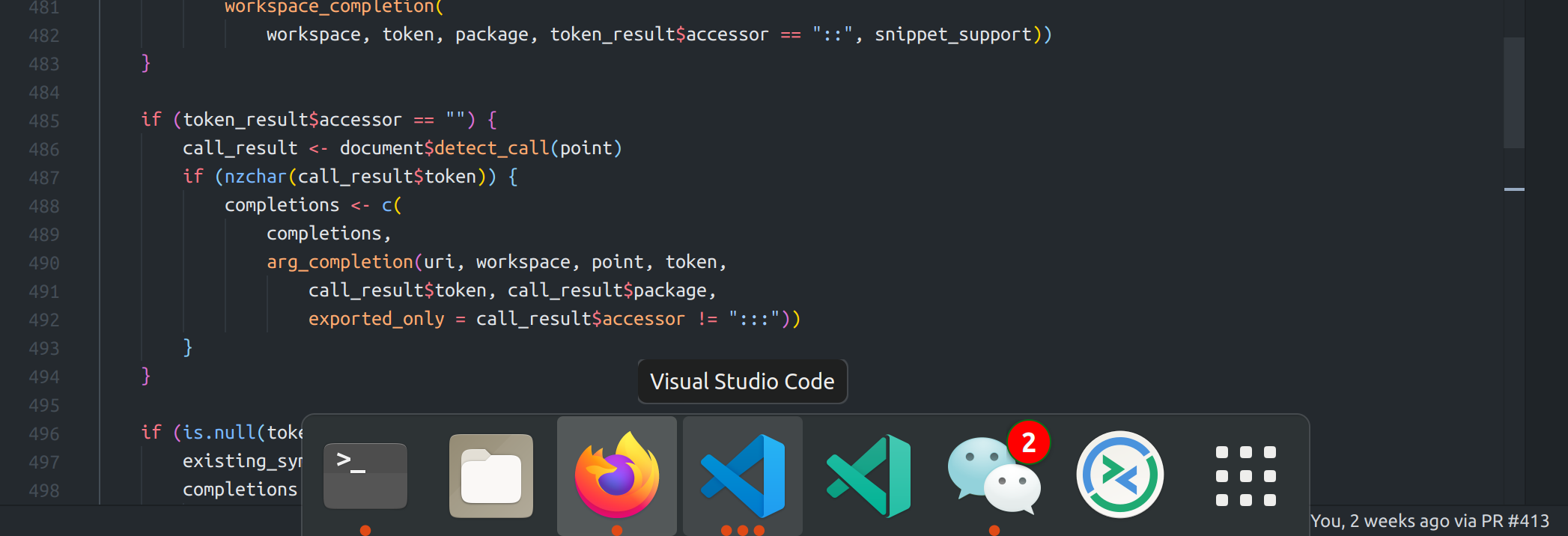 Dock flashes on maximized vscode window on wayland · Issue #121916 · microsoft/vscode · GitHub