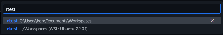 Fuzzy search not working well in Recent Folders quickpick in 1.79.0 · Issue #184679 · microsoft ...