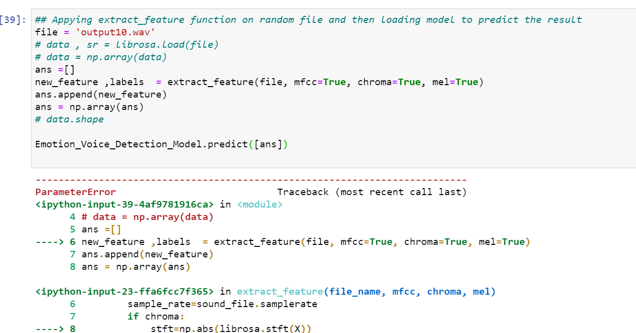 Invalid shape for monophonic audio: ndim=2, shape=(176128, 2) · Issue #2 · sakshijainn/Speech ...