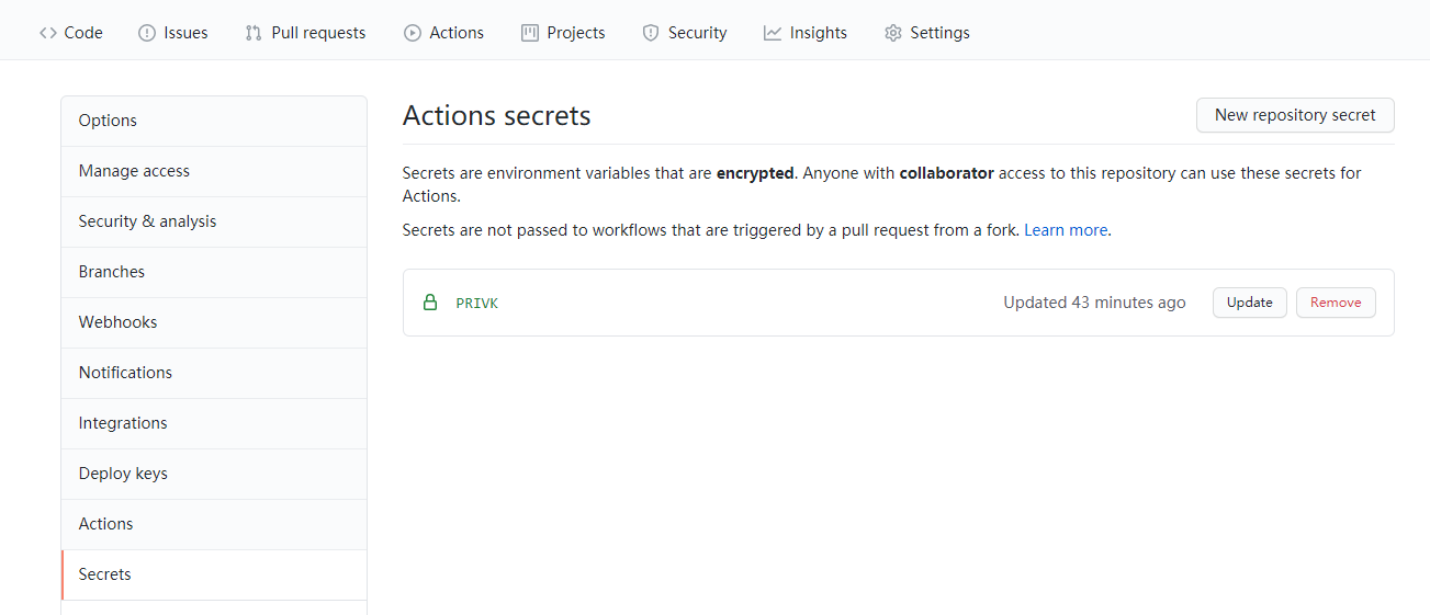 Sshprivatekey Does Not Work On Windows Workers · Issue 48 · S0git Publish Subdir Action · Github