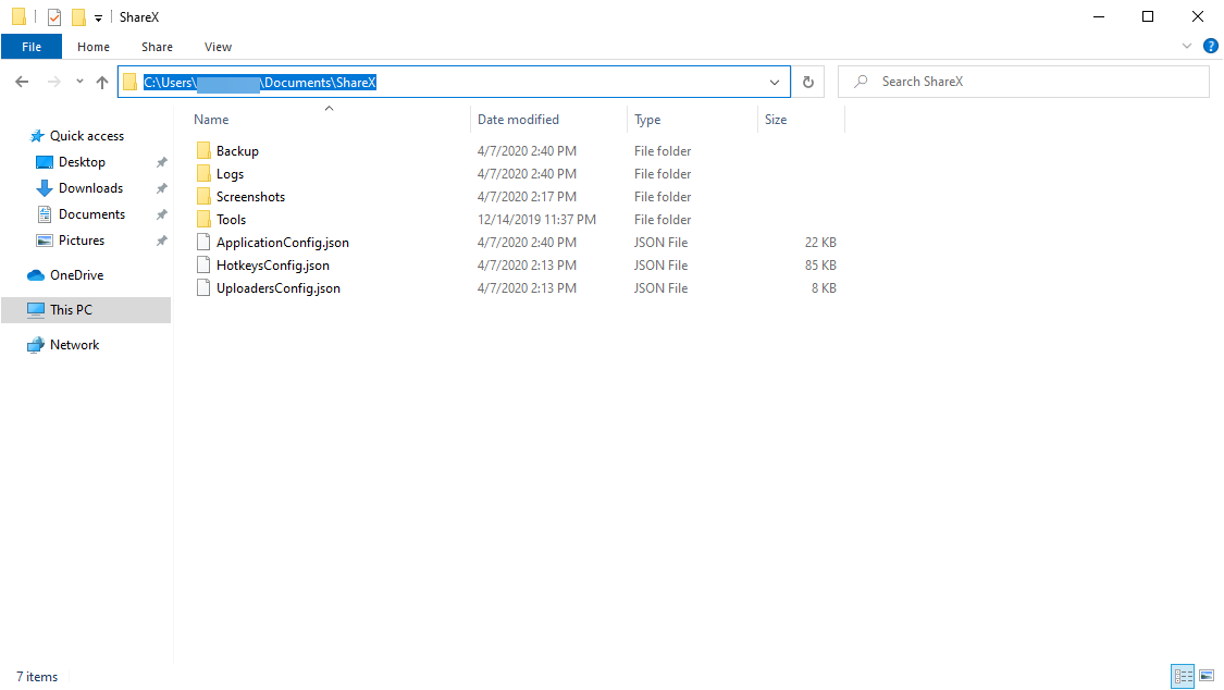 Essential folders and files location · Issue #4742 · ShareX/ShareX · GitHub