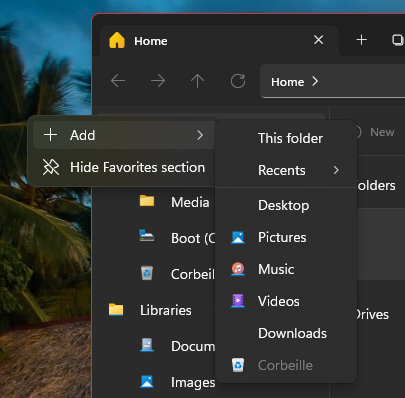 Menu Add to Favorites · Issue #9278 · files-community/Files · GitHub