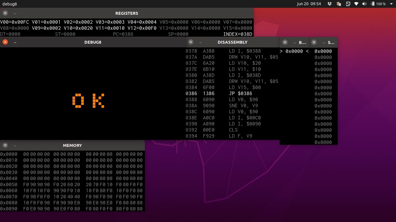GitHub - jmgk77/DEBUG8: CHIP-8 debugger