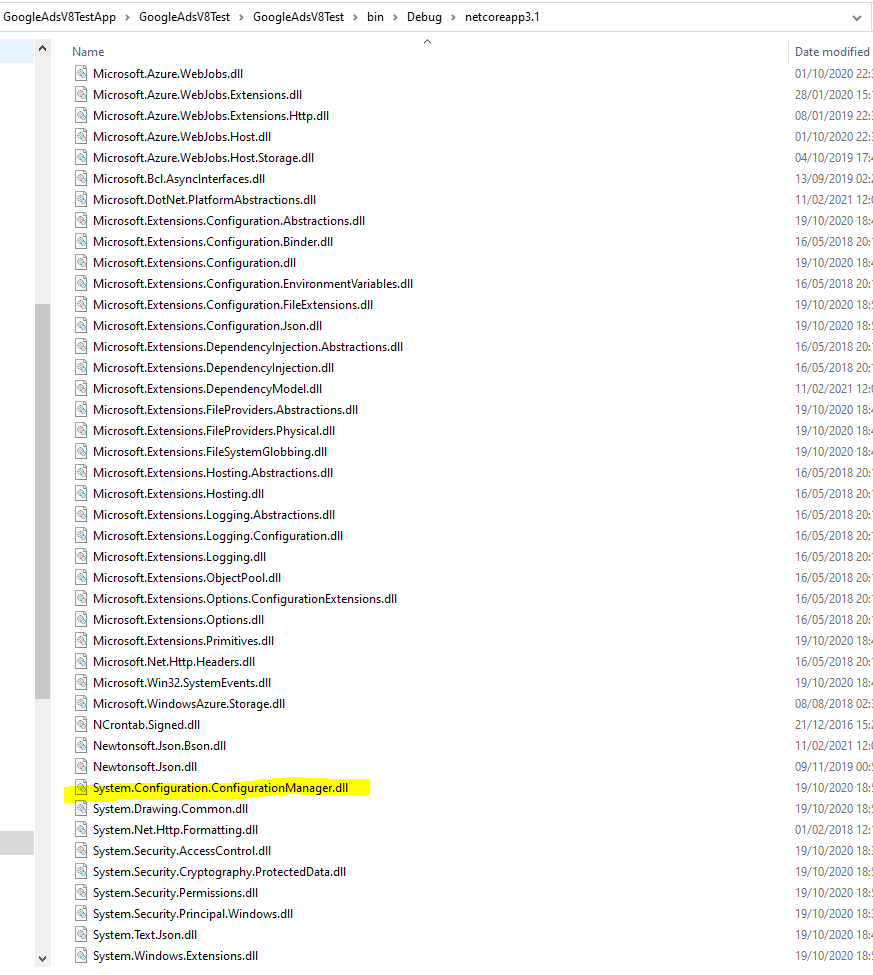 Google Ads Client Library V5 suddenly stopped working · Issue #302 · googleads/google-ads-dotnet ...
