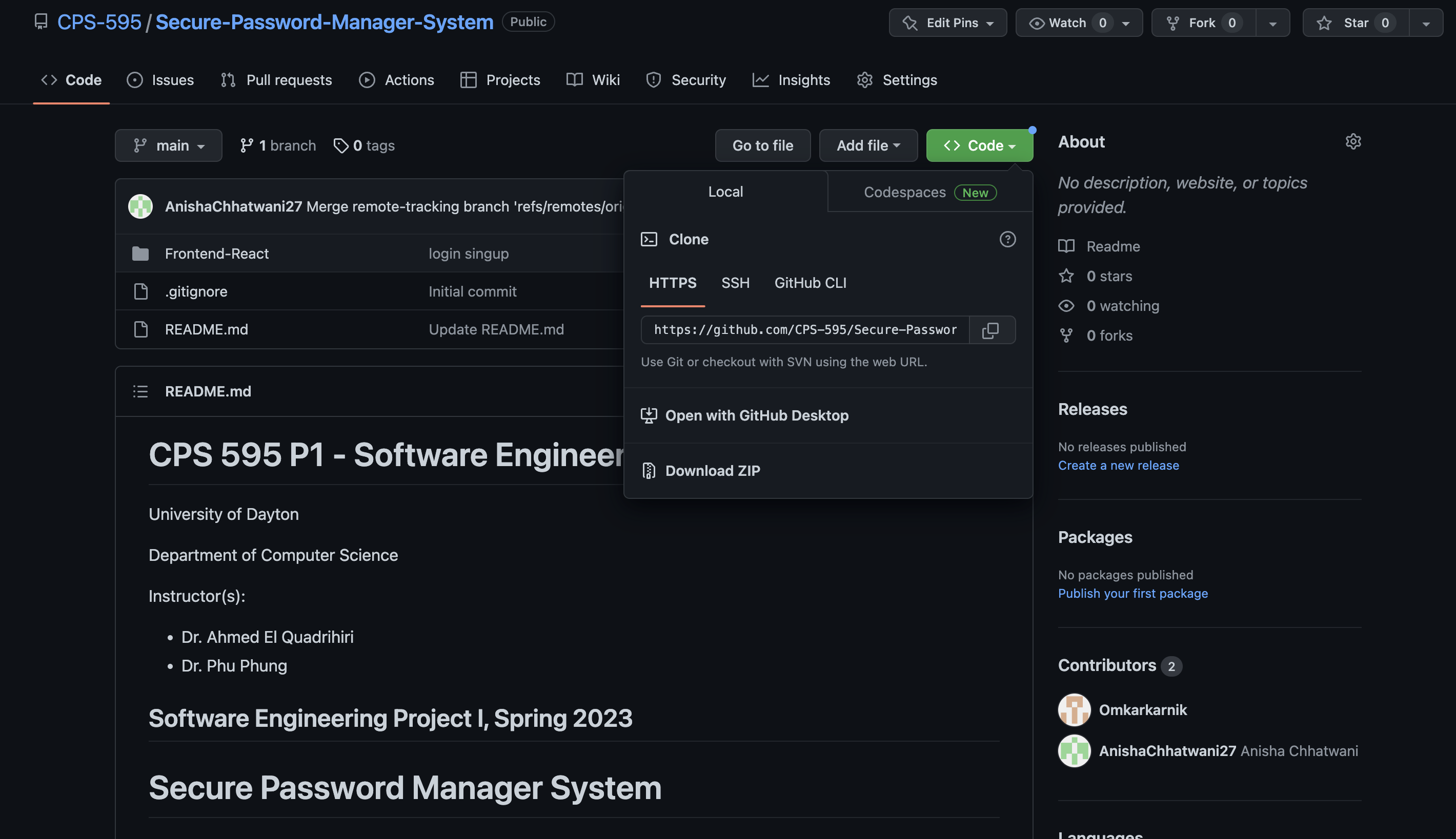 GitHub - CPS-595/Secure-Password-Manager-System