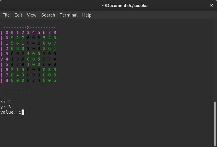GitHub - GabrielParle/simple_sudoku: A terminal based sudoku game written in c.