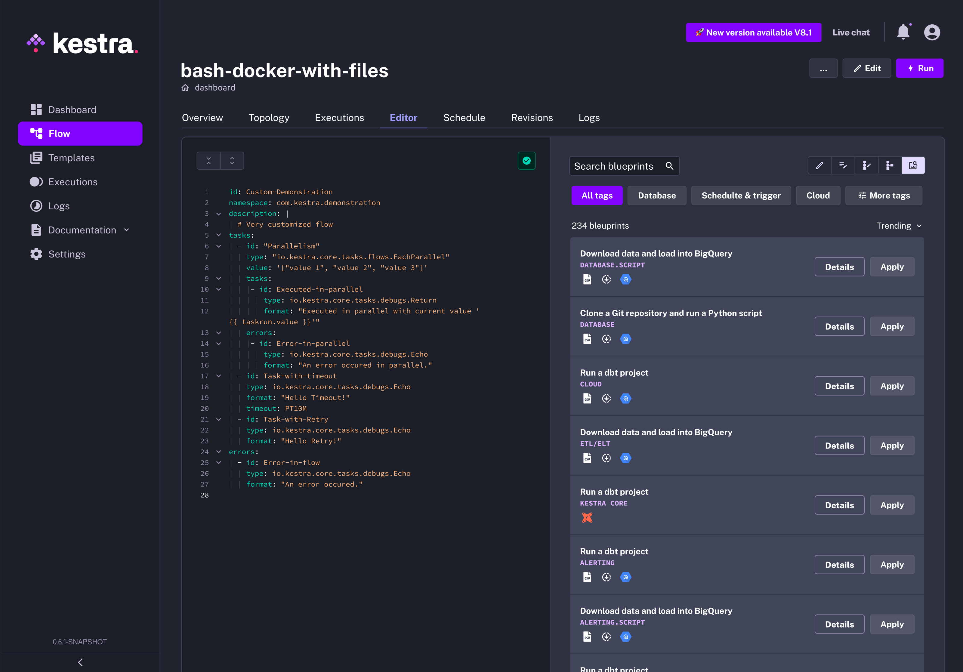 ⭐ Flow Gallery · Issue #1274 · kestra-io/kestra · GitHub