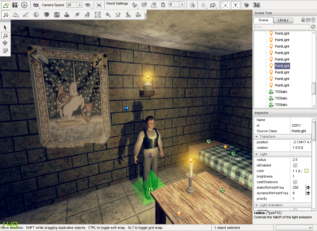Non Lightmapped objects are not lighted when representedInLightmap is set in lights · Issue ...
