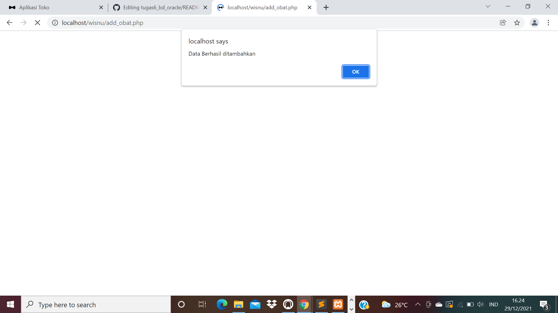 GitHub - Wisnu0710/tugas6_bd_oracle