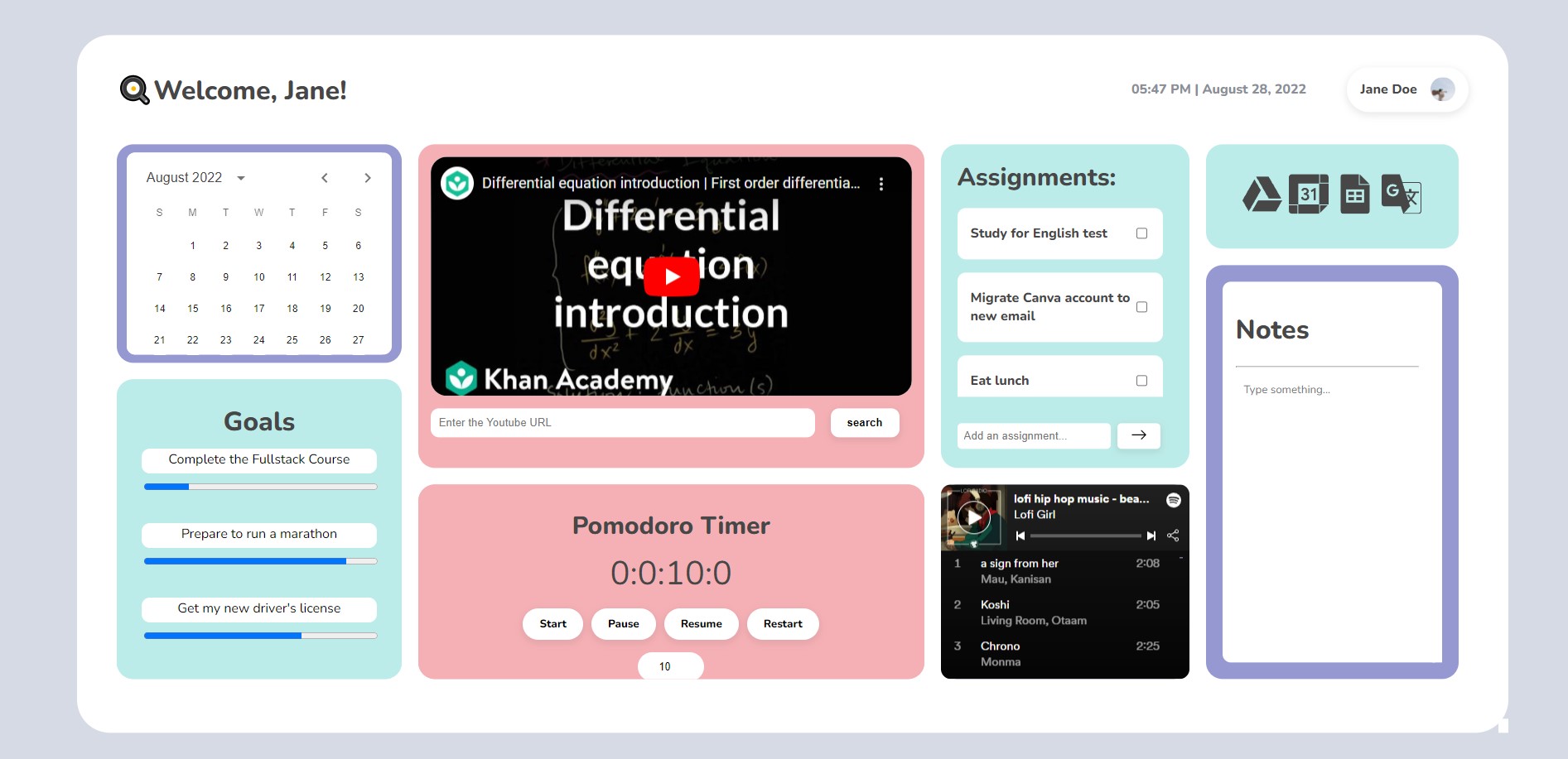 GitHub - Hannahli6/Student-Dashboard