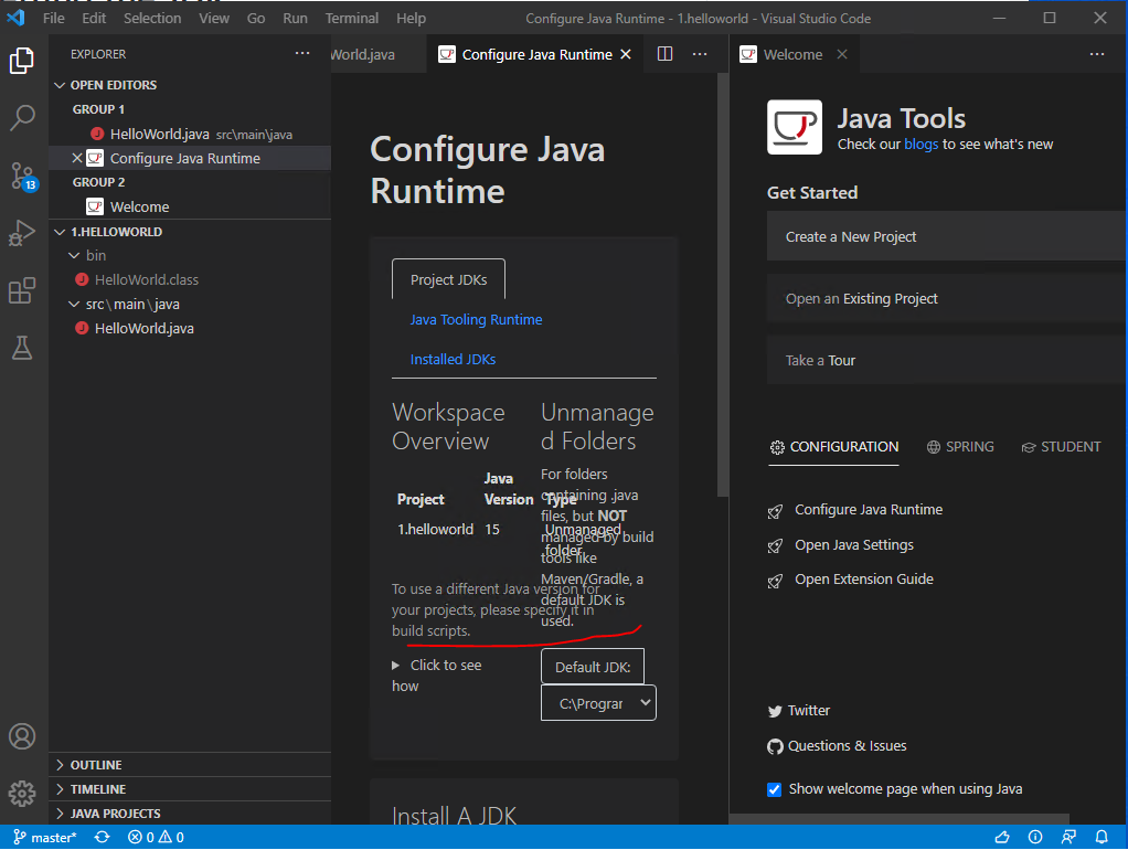 UI issue when not maximize window · Issue #556 · microsoft/vscode-java-pack · GitHub