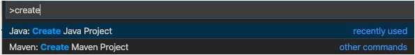 Show both create maven/java project command in palette · Issue #268 ...