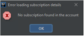 Pop up no subscription error window twice · Issue #4443 · microsoft ...