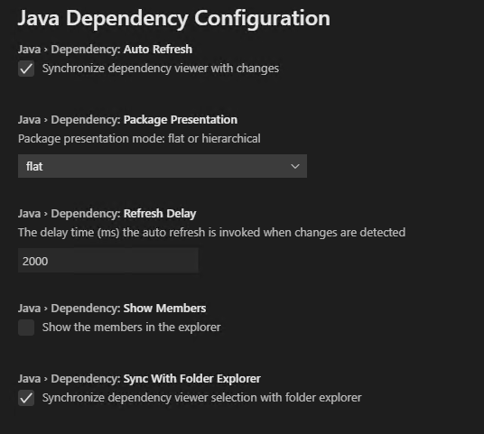 Descriptive text in settings is not renamed · Issue #288 · microsoft/vscode-java-dependency · GitHub