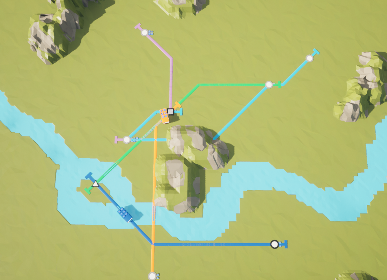 같은 구간을 공유하는 Lane 간 위치 변경 · Issue #163 · Tiny-Metro/Poly-Metro · GitHub