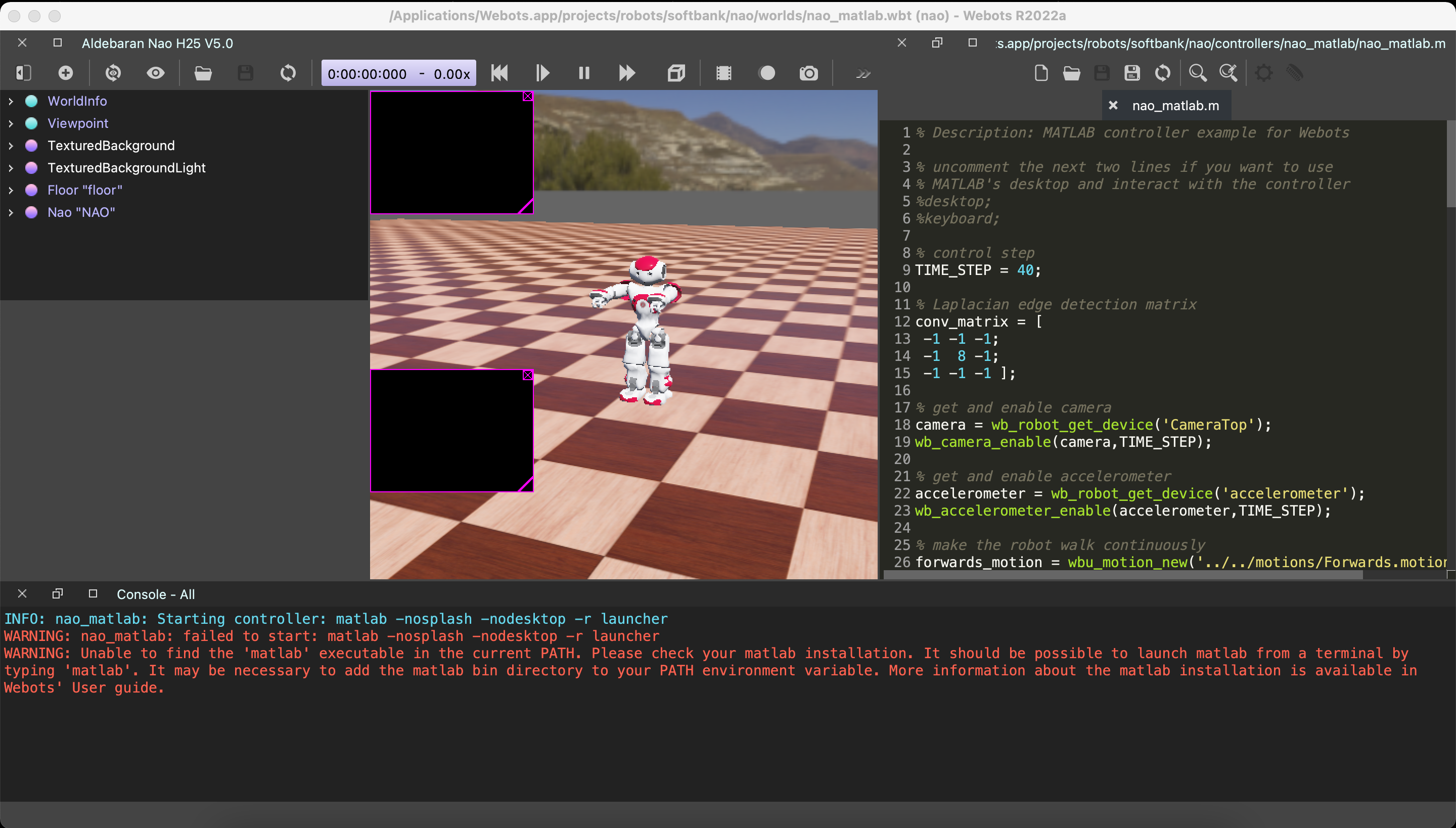 Using Matlab in Webots · Issue #2608 · cyberbotics/webots · GitHub