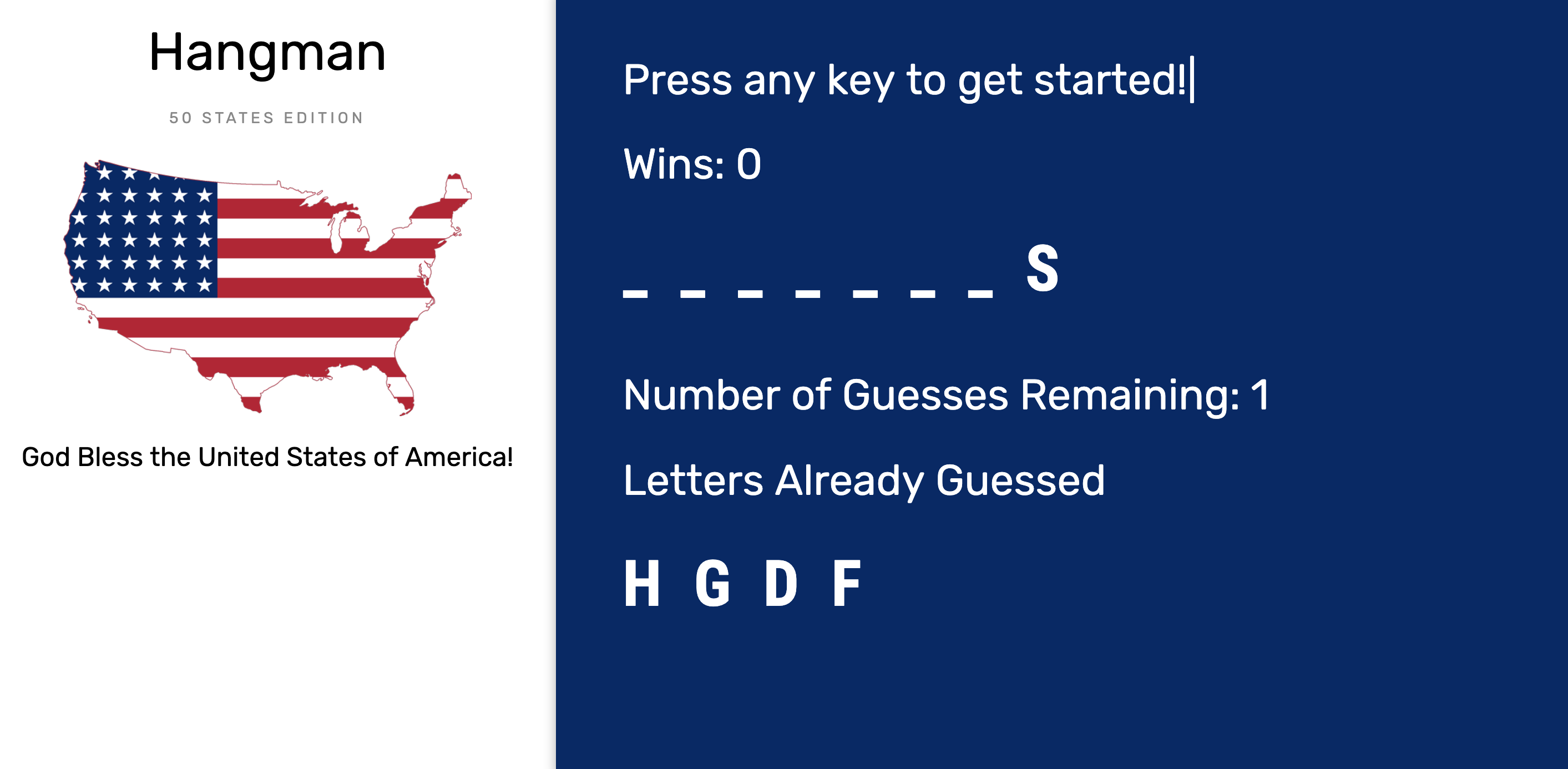GitHub - wedex555/Hangman-Game: Hangman-Game with java script and j query