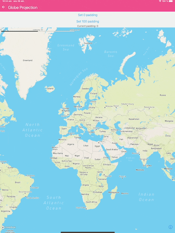 Bug Padding Not Applied When Used Alone In `setcamera` On Android · Issue 2339 · Rnmapbox 