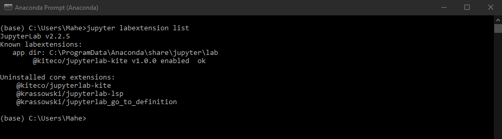 Kite Not Visible At The Bottom Of Jupyterlab Window · Issue 359 · Kitecoissue Tracker · Github