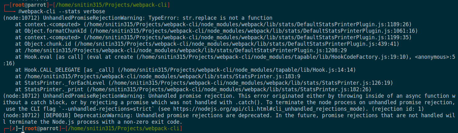 stats: 'verbose' is broken with webpack 5.21.0 · Issue #12608 · webpack ...