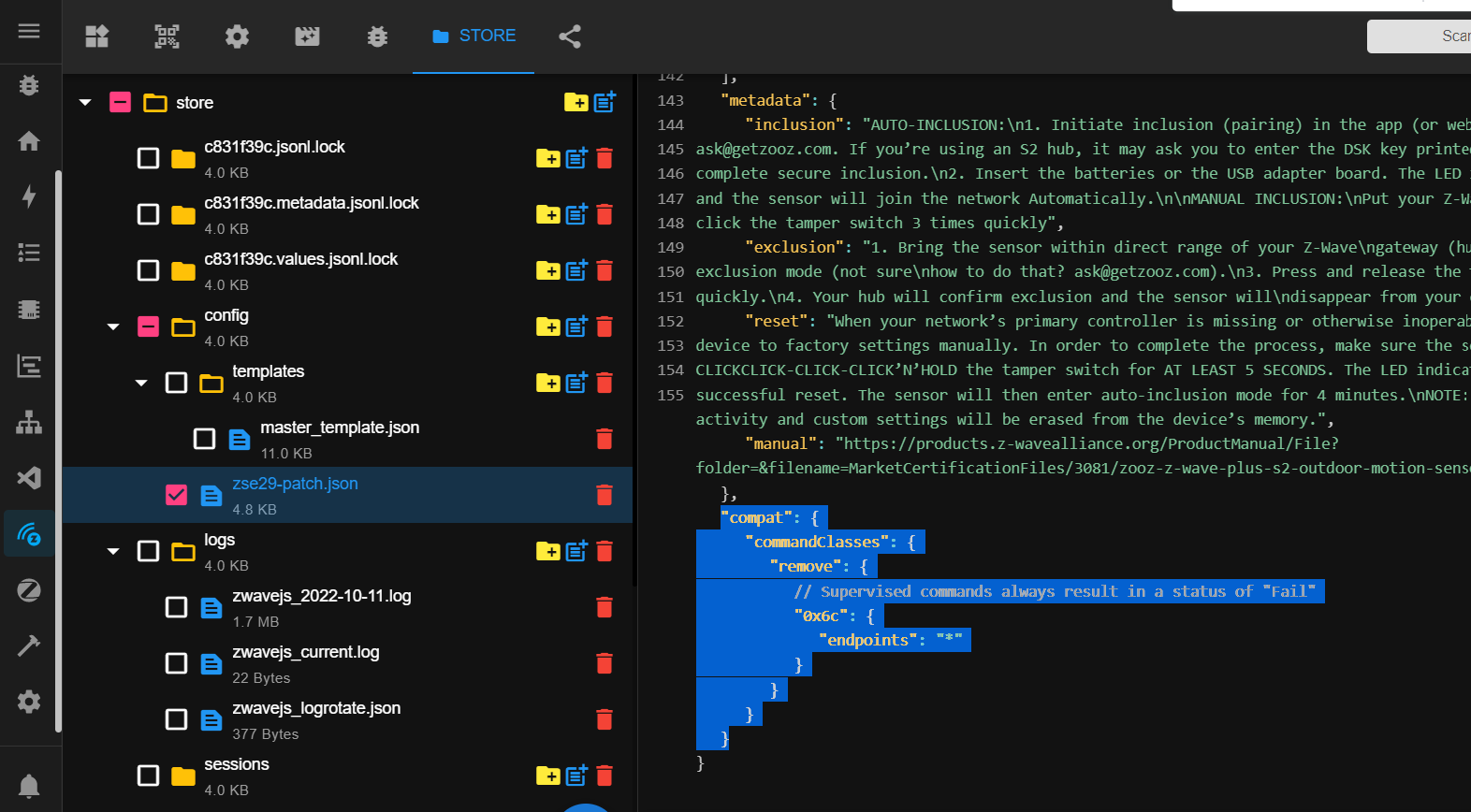 Zooz Outdoor Motion Sensor ZSE29 - SupervisionCCReport fails - cannot change device ...
