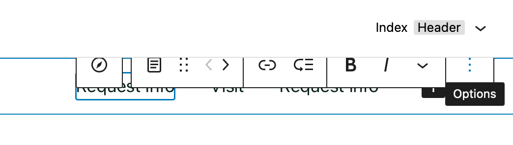 Header block toolbars hidden under site editor top menu · Issue #32827 · WordPress/gutenberg ...