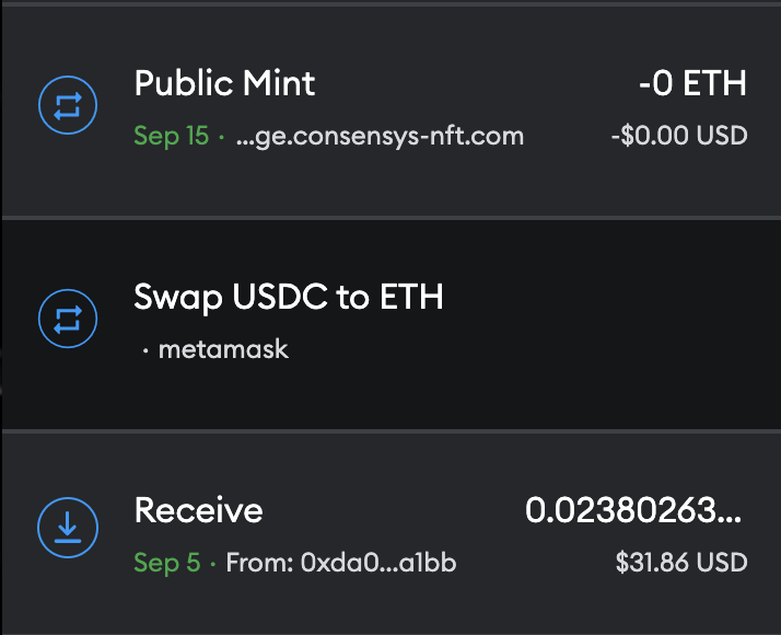 [Bug]: Swap Transaction Item Doesn't Display Date · Issue #15963 · MetaMask/metamask-extension ...