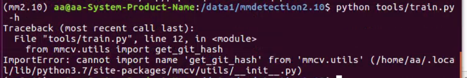 ImportError:cannot import name 'get_git_hash' from 'mmcv.utils' · Issue ...