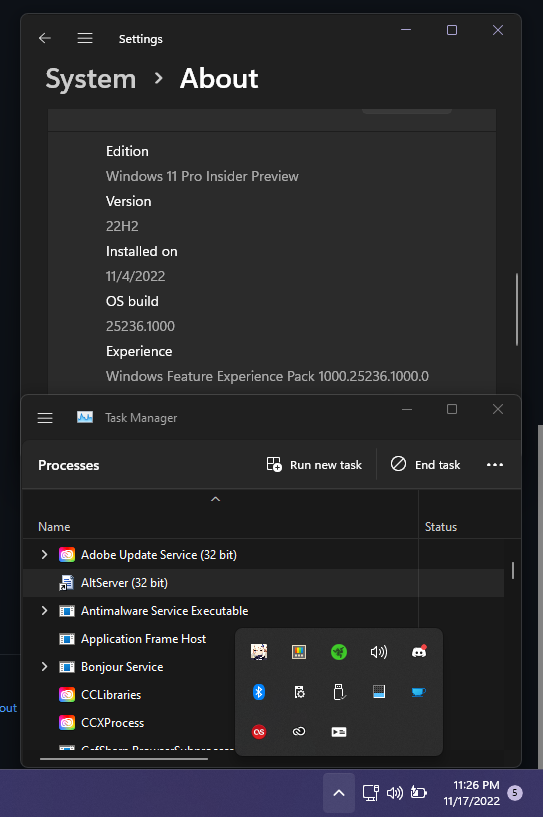 Issue with altserver not visible in taskbar area · Issue #1080 · altstoreio/AltStore · GitHub