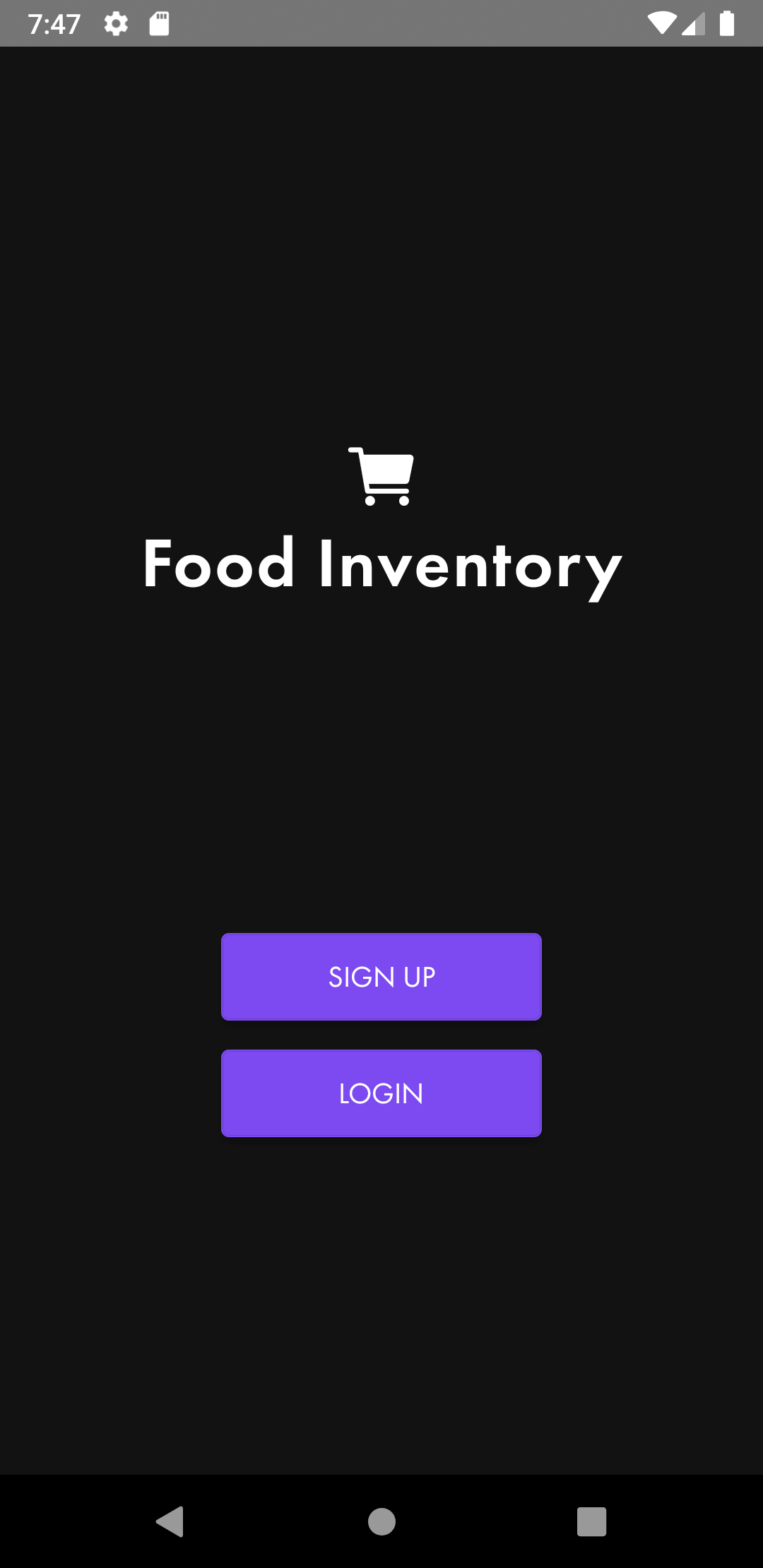 GitHub - Kiarawr/FoodInventory