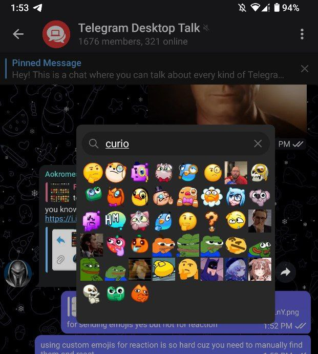 [Feature Request] search box for searching reactions · Issue #25636 · telegramdesktop/tdesktop ...