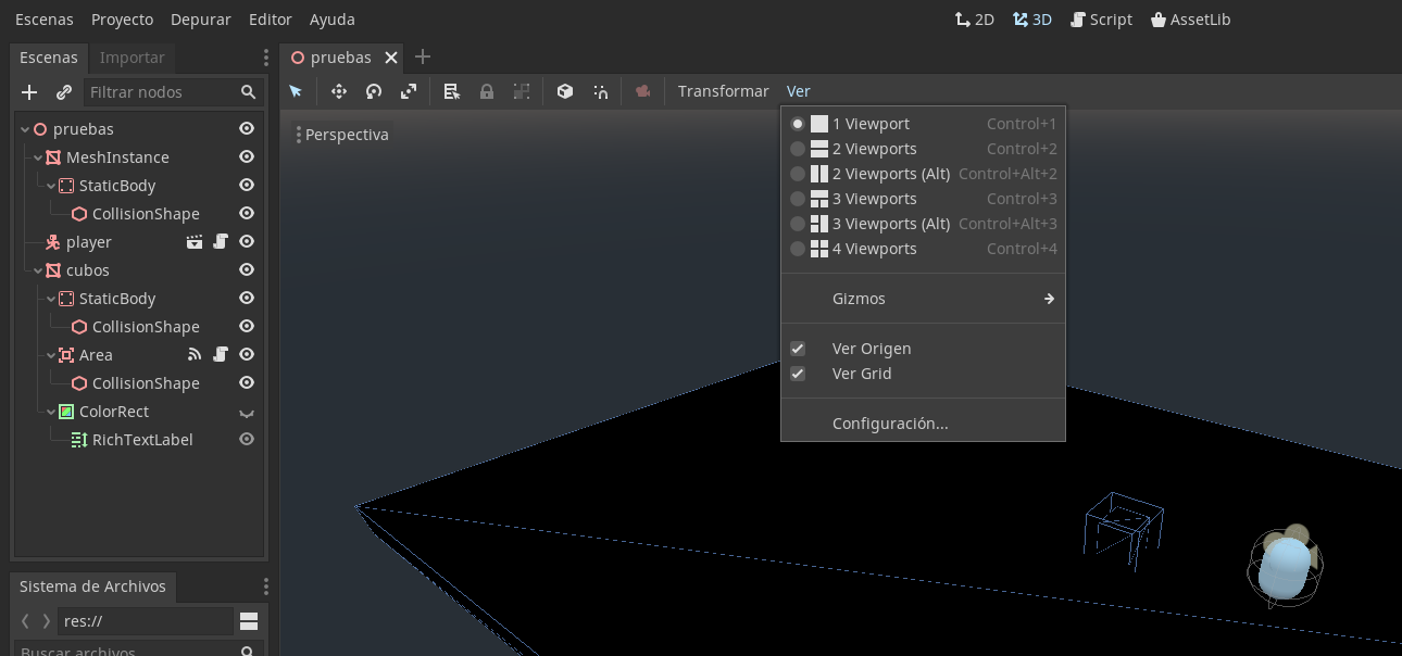 Godot 3d, grid missing when mesh instance is visible. · Issue #39025 · godotengine/godot · GitHub