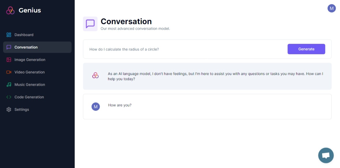 GitHub - manishtmtmt/ai-saas: Genius is an AI-based application that offers various ...