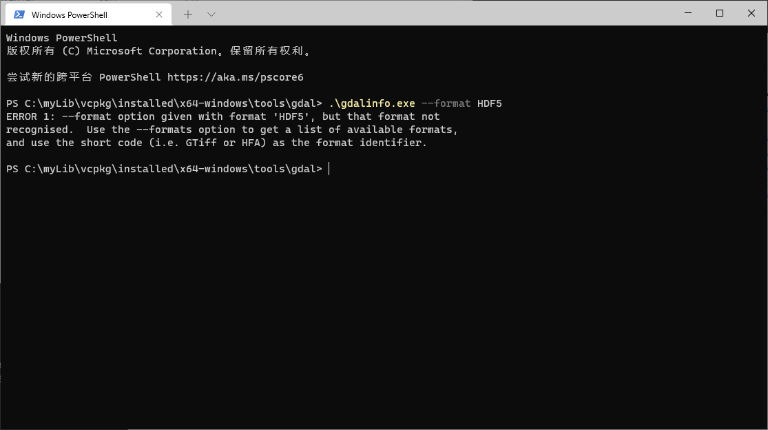 [gdal] does not support access to hdf5 files · Issue #17725 · microsoft/vcpkg · GitHub