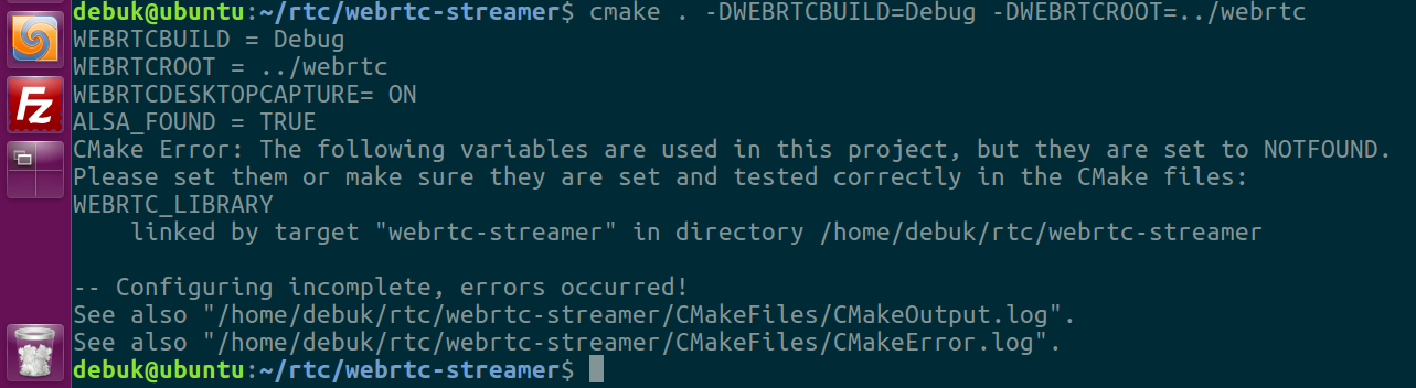 Ubuntu 16.04 x64 cannot build with WEBRTC_LIBRARY error · Issue #269 · mpromonet/webrtc-streamer ...