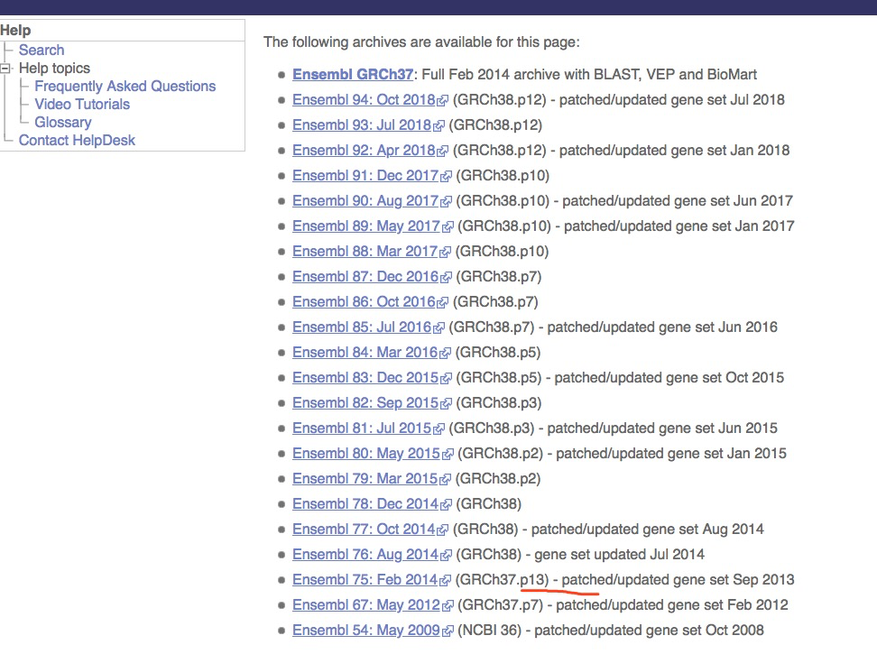 is every release of vep fit for GRCH37(hg19) · Issue #407 · Ensembl ...