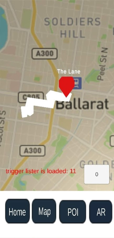 How to get width of a particular road? Image attached to see the issue ...