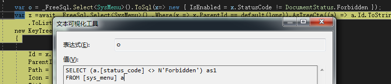 orm表达式问题, · Issue #799 · dotnetcore/FreeSql · GitHub