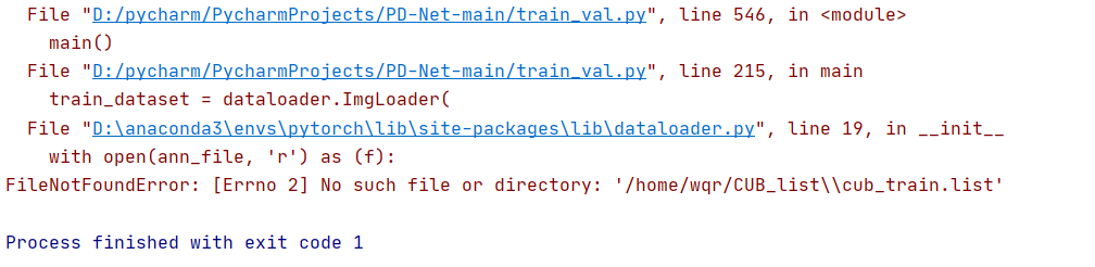 运行时出错 · Issue #1 · wujians122/PD-Net · GitHub