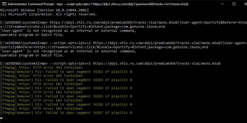 Mpv Doesnt Support Network Streams · Issue 10725 · Mpv Playermpv · Github