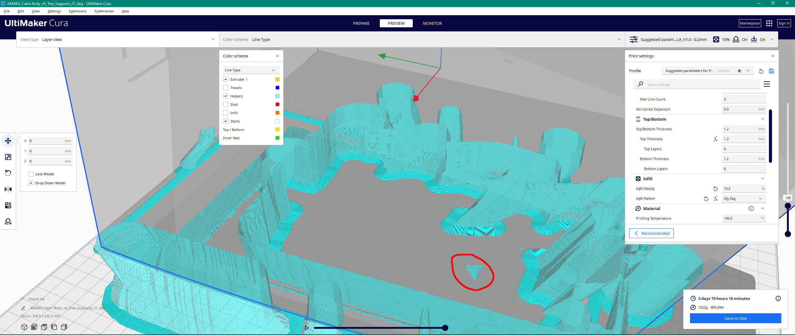 Crash during slicing using tree supports · Issue #15366 · Ultimaker/Cura · GitHub