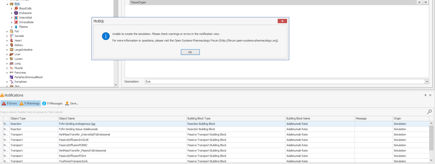 Multiple errors after adding a new compartment · Open-Systems ...