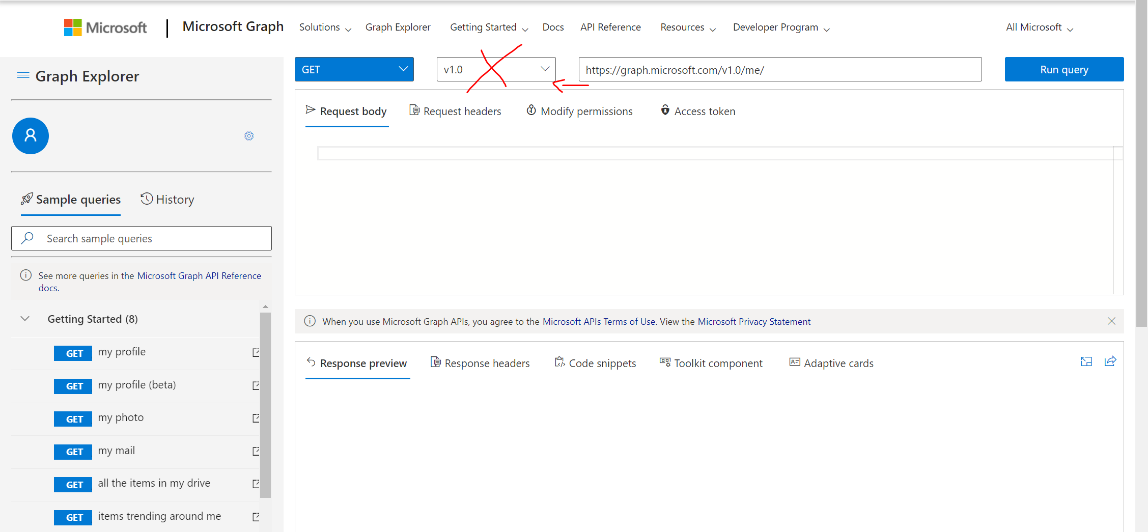 Enable version suggestion (autocomplete) on the GE address bar · Issue #715 · microsoftgraph ...