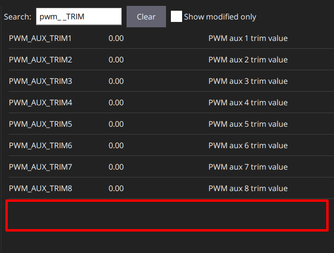 `pwmmaintrimx` Parameters Missing In Normal Use Case · Issue 18750