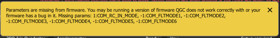 Missing Parameters mentioned multiple times · Issue #7858 · mavlink/qgroundcontrol · GitHub
