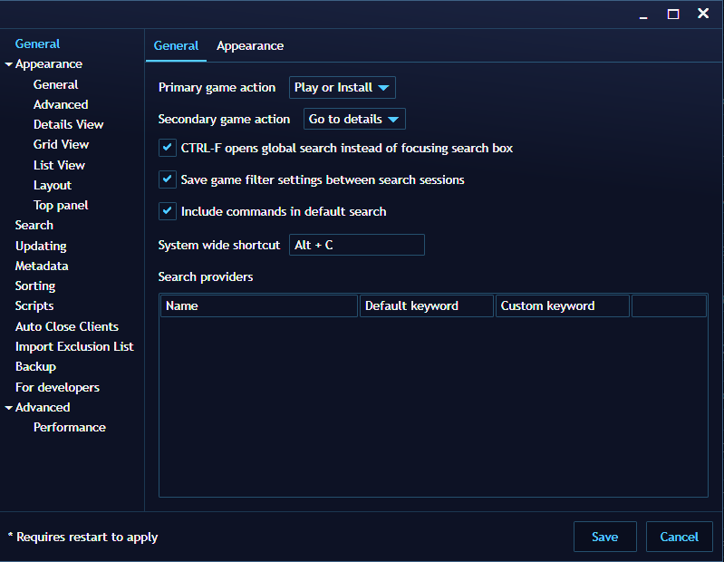 "global search", "sort by recent activity" option · Issue #3574 · JosefNemec/Playnite · GitHub