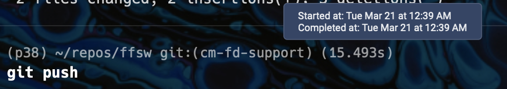 Incorect date time of command initialisation and completion · Issue #2798 · warpdotdev/Warp · GitHub