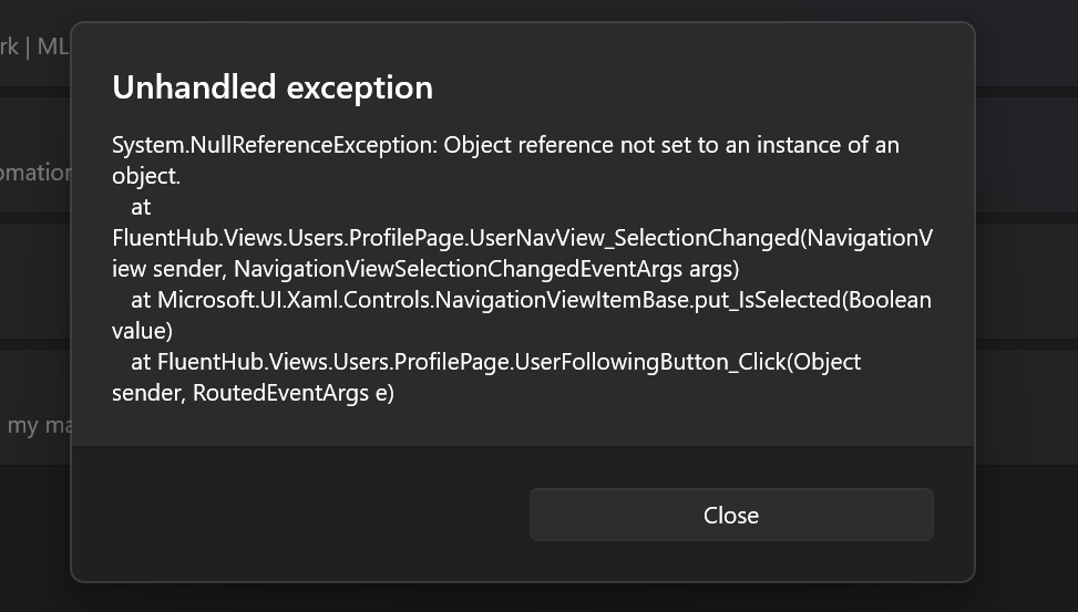 Following count raises exception or does nothing · Issue #143 · 0x5bfa/FluentHub · GitHub